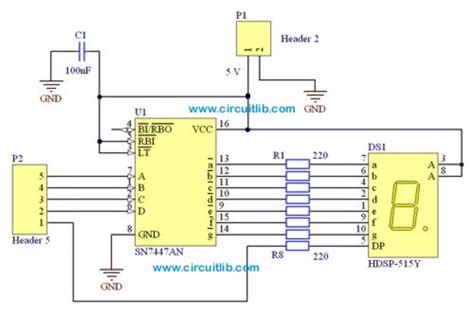 7 segment display driver