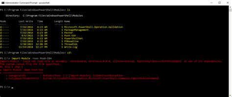 import module could not load file or assembly netstandard version 2