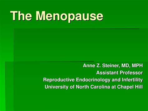 Ppt The Menopause Powerpoint Presentation Free Download Id 437412