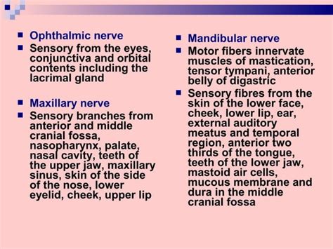 Peripheral Nervous System Cranial Nerves Part 1