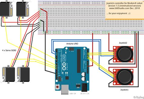 mearm robot recording of coordinates minimalized version arduino