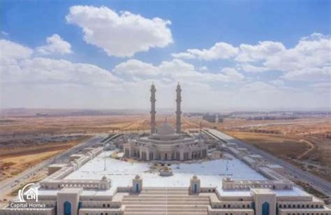 بالصور آخر تطورات مشروع مسجد مصر الكبير بالعاصمة الإدارية الجديدة