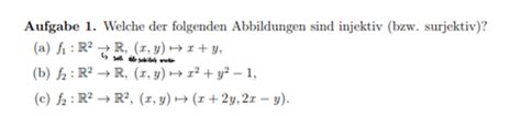 Injektiv Oder Surjektiv Lineare Algebra