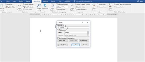 captions in word microsoft community