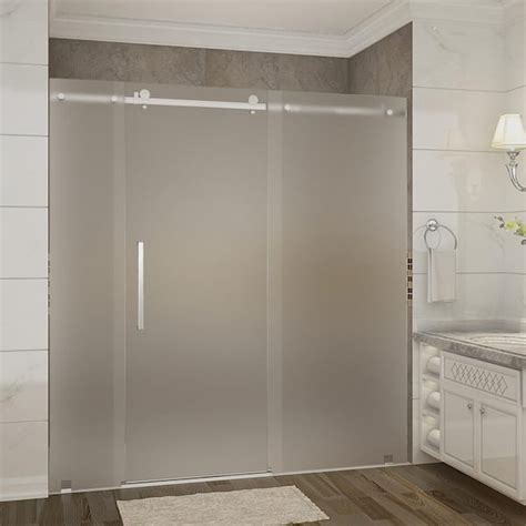 Aston Moselle 72 In X 75 In Completely Frameless Sliding Shower Door