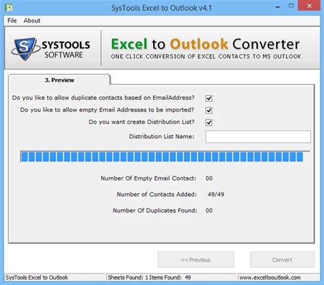 can i copy and paste a list of email addresses from excel