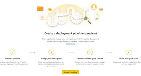 la nouvelle fonctionnalité de pipelines de déploiement dans power bi