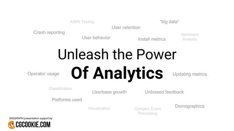 unleash your code with the power of analytics moo ack productions