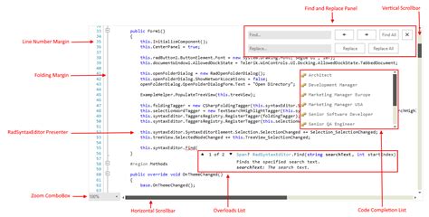 structure radsyntaxeditor telerik ui for winforms