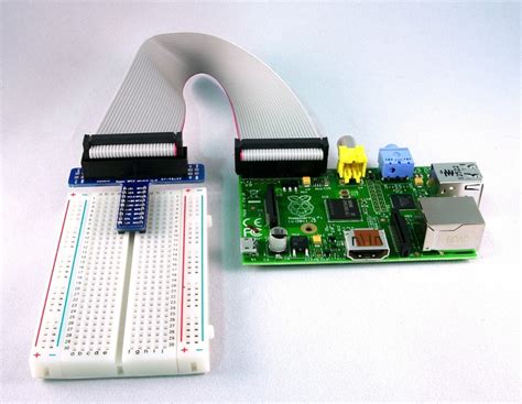 t cobbler gpio breakout kit für raspberry pi inkl breadboard