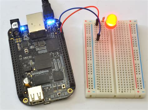 overview blinking an led with beaglebone black adafruit learning system