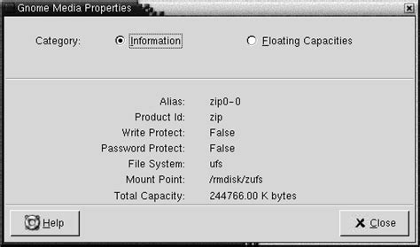 to display media properties gnome 2 0 desktop for the solaris