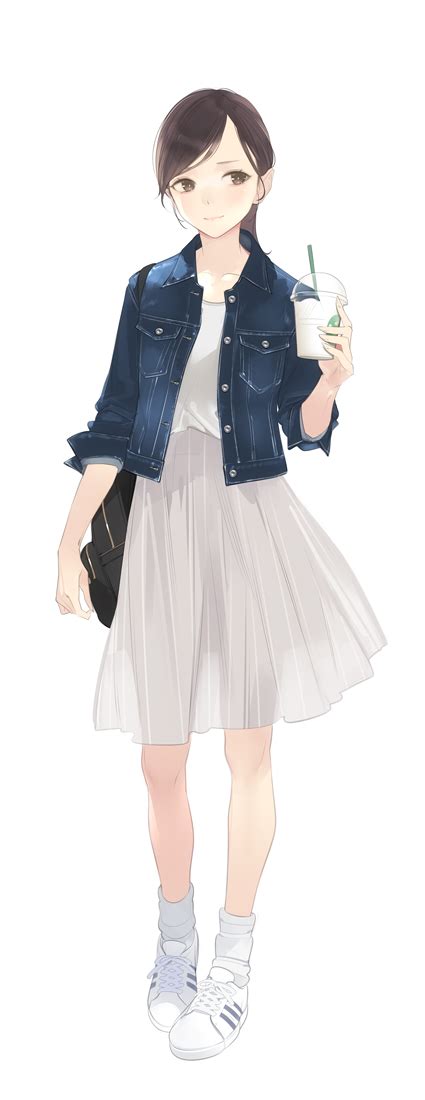 Ama Mitsuki Original Commentary Request 1girl Backpack Bag Blue