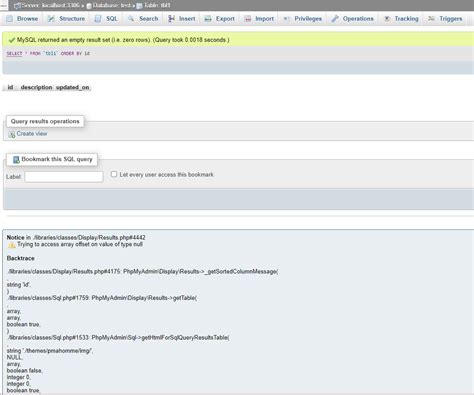 notice in libraries classes display results php trying to access