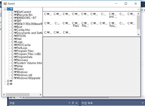 c treeview listview and datagridview hiding the file