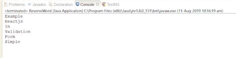 java program to reverse word in the string skptricks