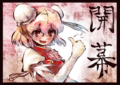 Safebooru Bandage Bandages Blush Bun Cover Chinese Clothes Double Bun