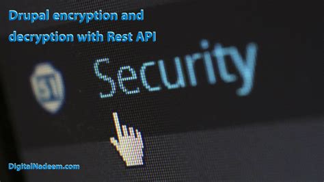 how to create a rest api for encryption and decryption in drupal
