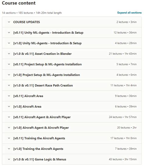udemy reinforcement learning ai flight with unity ml agents 2020 12