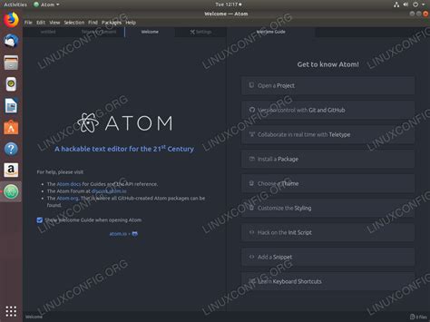 install atom on ubuntu 18 04 bionic beaver linux linux tutorials