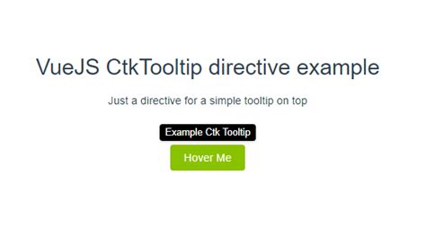 simple tooltip directive for vue js vue script
