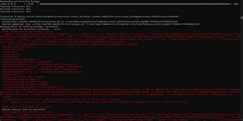 error when pip install pycocotools on win10 64bit