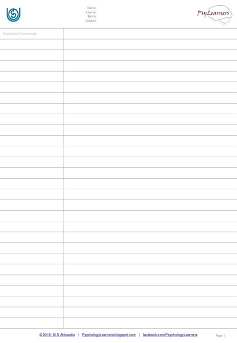 template assignment sheet ignou