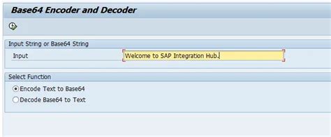 base64 encoding and decoding in sap abap sap integration hub