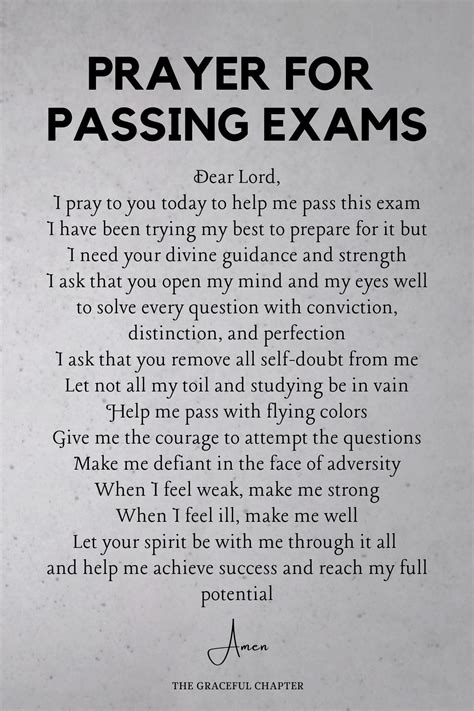 9 Short Prayers For Exams The Graceful Chapter