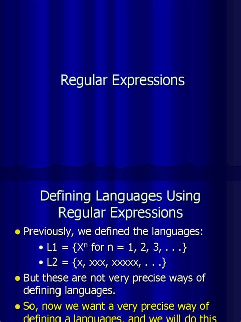 Regular Expressions Pdf Regular Expression Formalism Deductive