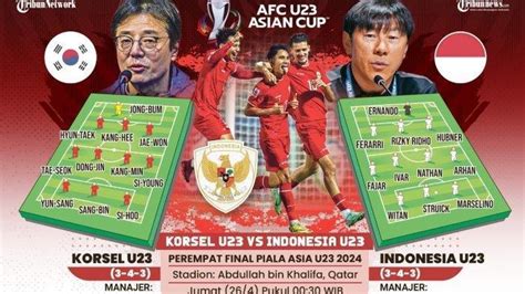 Jadwal Bola Siaran Tv Piala Asia U23 Malam Ini Timnas U23 Indonesia Vs