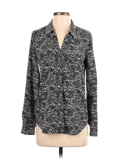 Joie 100 Polyester Black Long Sleeve Blouse Size Xs 81 Off Thredup