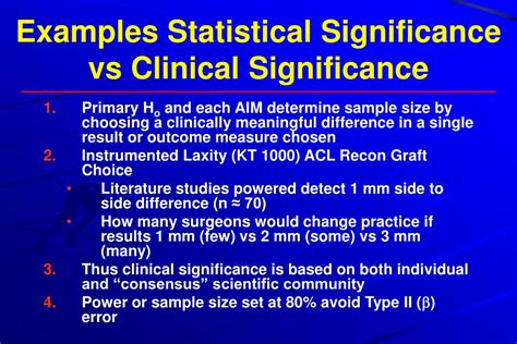 P Value Statistical Significance And Clinical Signifi