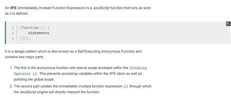 understanding immediately invoked function expressions iifes in
