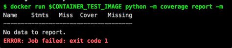 docker code coverage in gitlab ci cd stack overflow