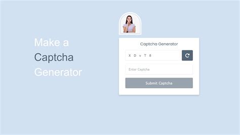 Make Captcha Generator In Javascript Youtube