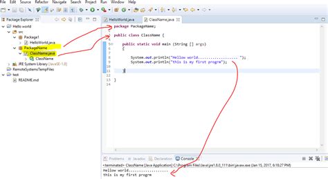 hello world first java program blog automation testing framework