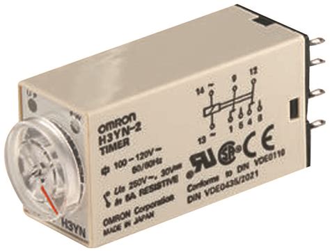 H3y 2 Dc24 3h Omron Industrial Automation Analog Timer H3y Series