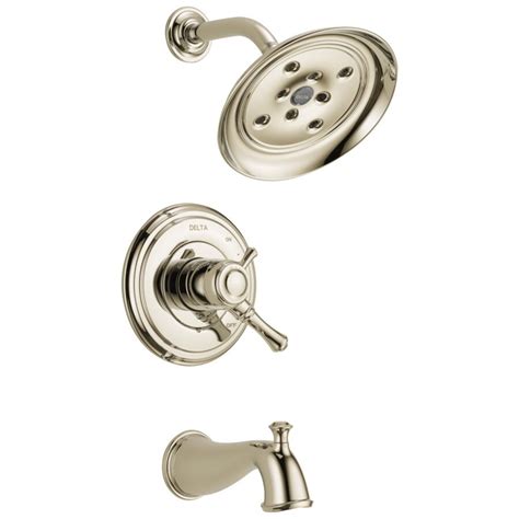 Shop Delta Cassidy Polished Nickel 1 Handle Watersense Bathtub And