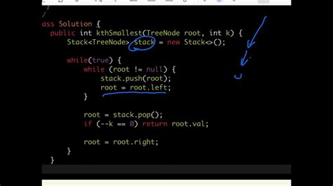 贾考博 leetcode 230 kth smallest element in a bst youtube