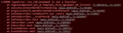 typescript angular get all console errors stack overflow