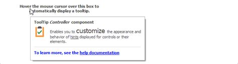 hints and tooltips winforms controls devexpress documentation