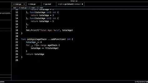 golang variadic functions vlog youtube