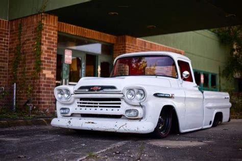 1959 Bagged Apache Fleetside Chevy Air Ride 59 Air Lift Hot Rod Rat Rod