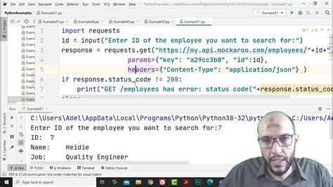 57 python handling data course restful api json call api and send