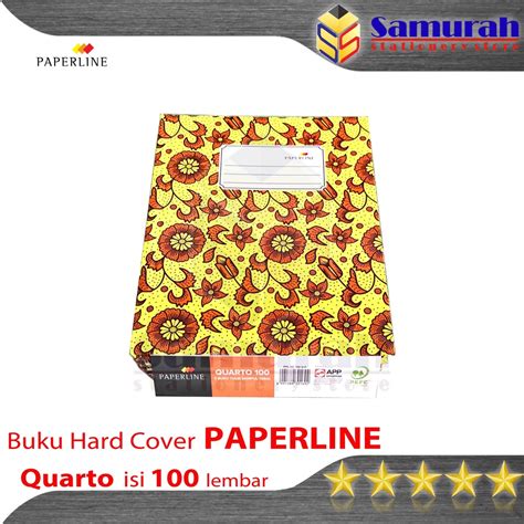 Jual Buku Hard Cover Paperline Quarto Isi 100 Lembar Buku Akutansi