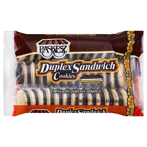 Paskesz Duplex Creme Sandwich Cookies Shop Snacks And Candy At H E B