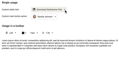 devextreme new drop down button v19 1