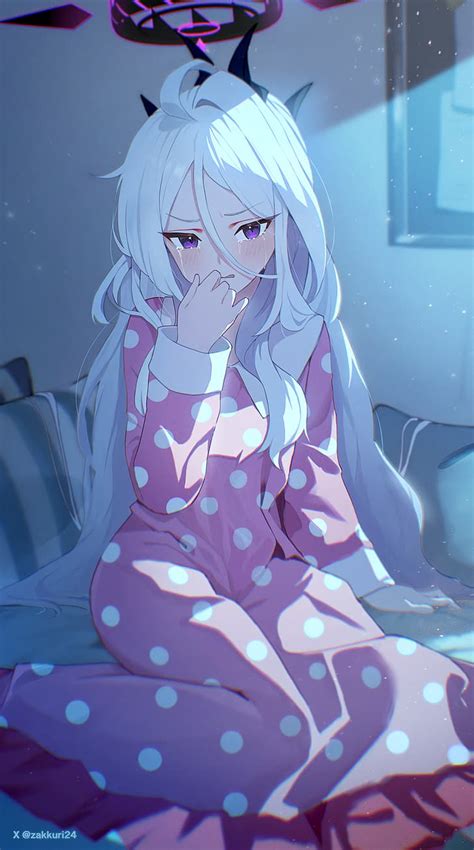 Hd Wallpaper Anime Girls Long Hair Blue Archive Sorasaki Hina Blue