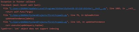 mysql sql problem in python prepared statement int object does not
